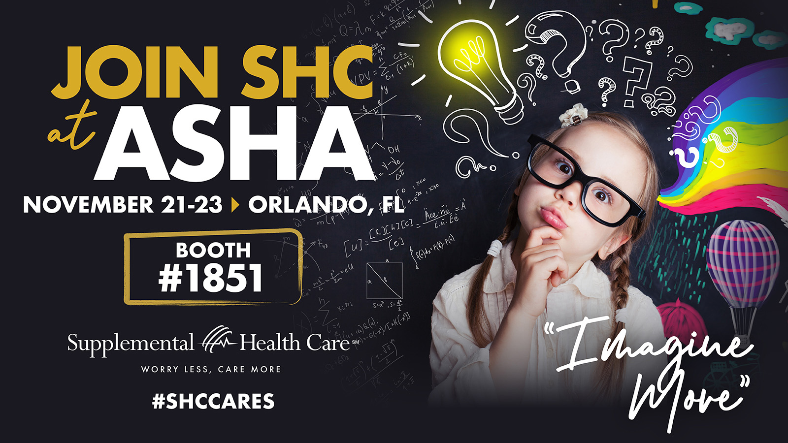 “Imagine More” ASHA Social Media Graphics – Monica Gibbs